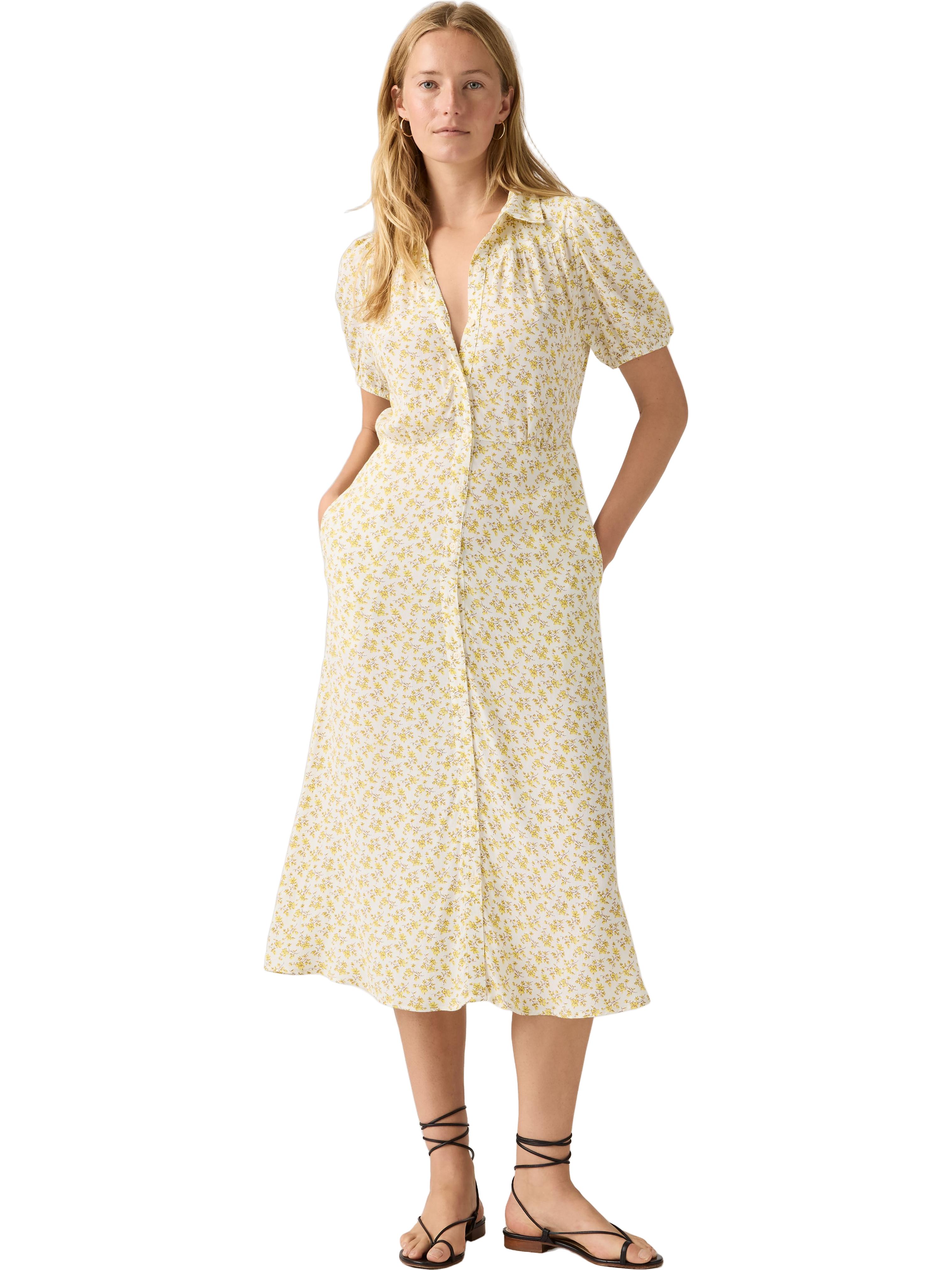 LEVI'S Rosa Short-Sleeve Midi Collar Dress